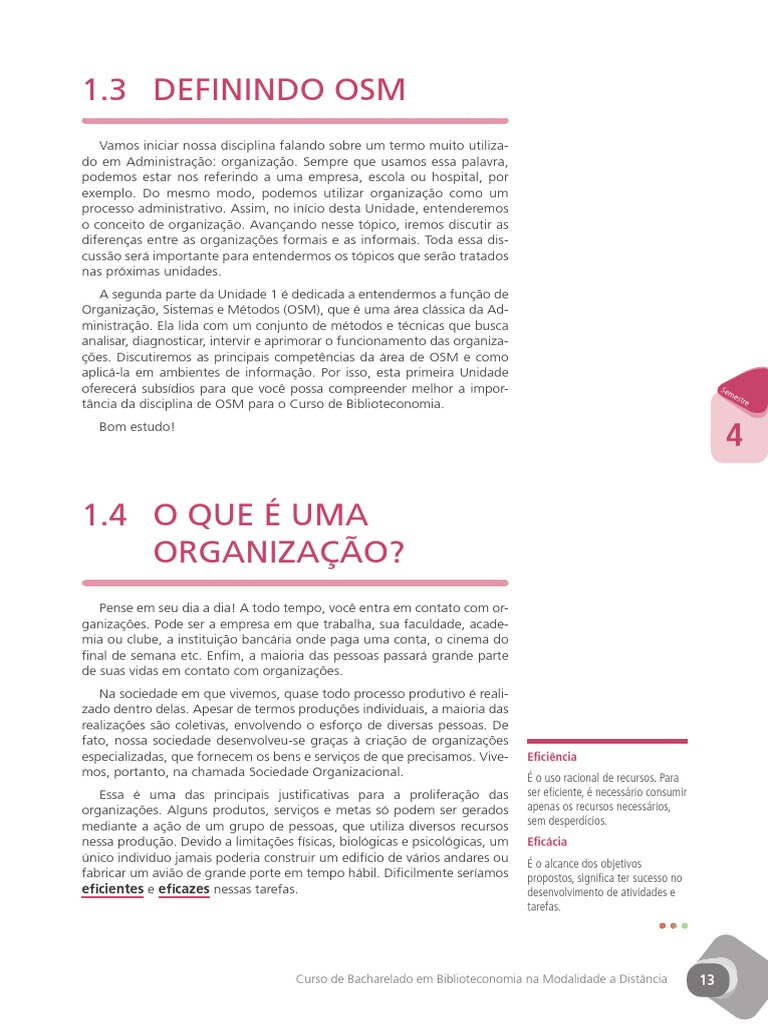 Unidade I - OSM | PDF