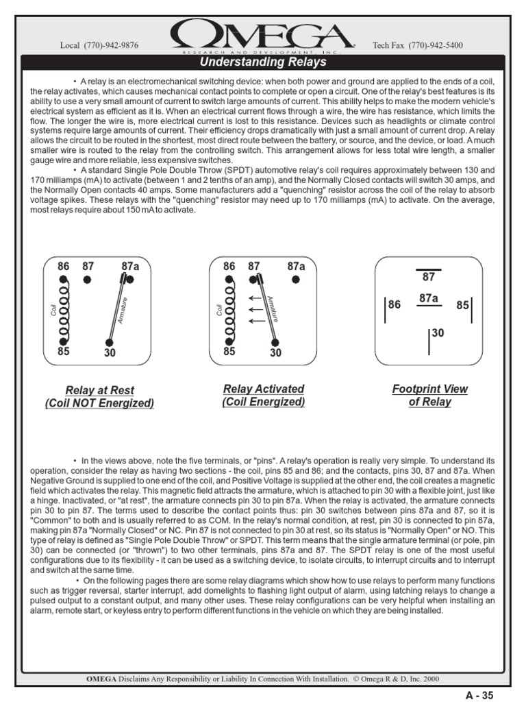 Understanding Relays | PDF | Relay | Switch