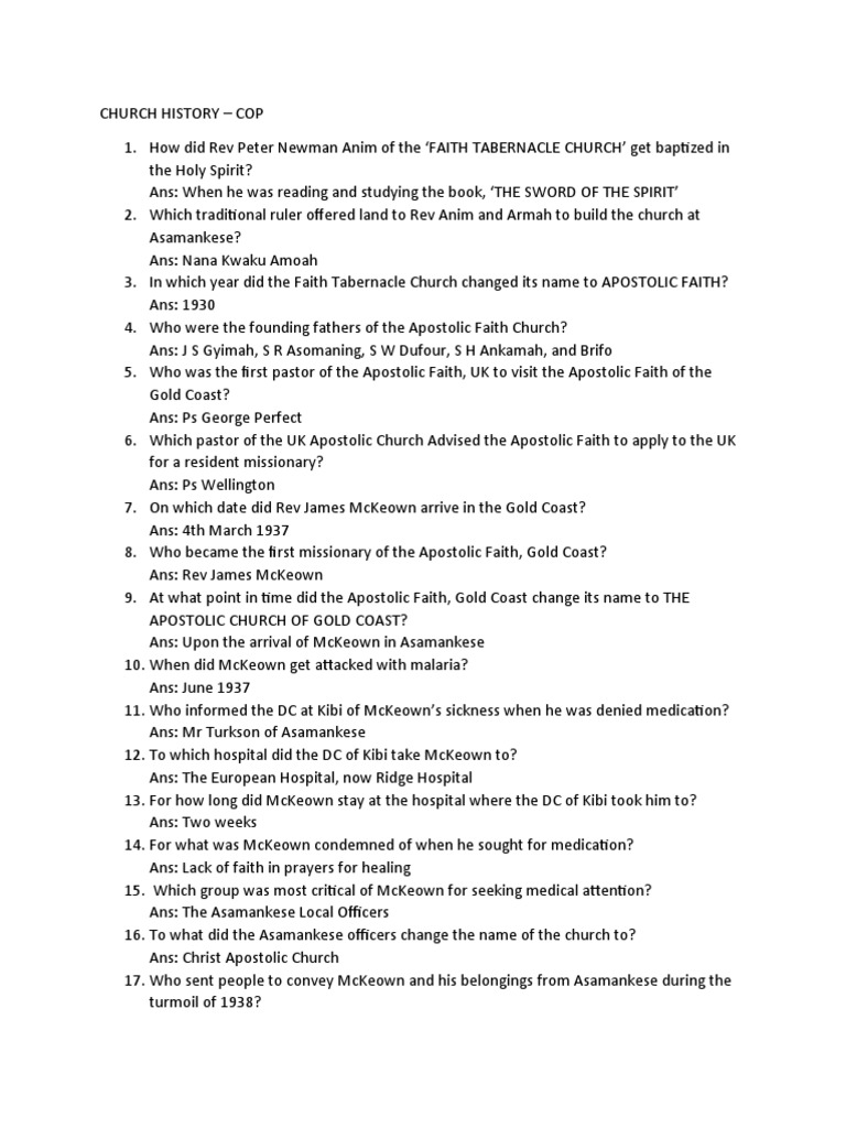 Church History | PDF