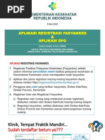 Panduan Registrasi Satu Sehat Melalui DFO | PDF
