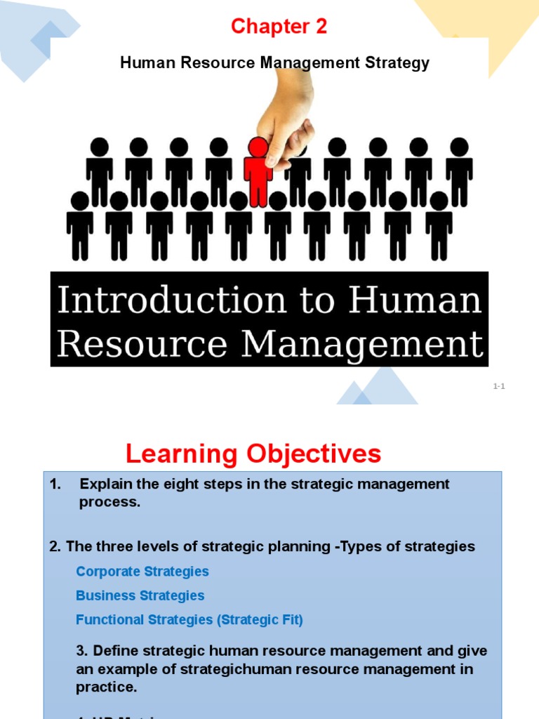 CHAPTER 2 - HRM Strategy and Analysis | PDF | Strategic Management | Human Resource Management