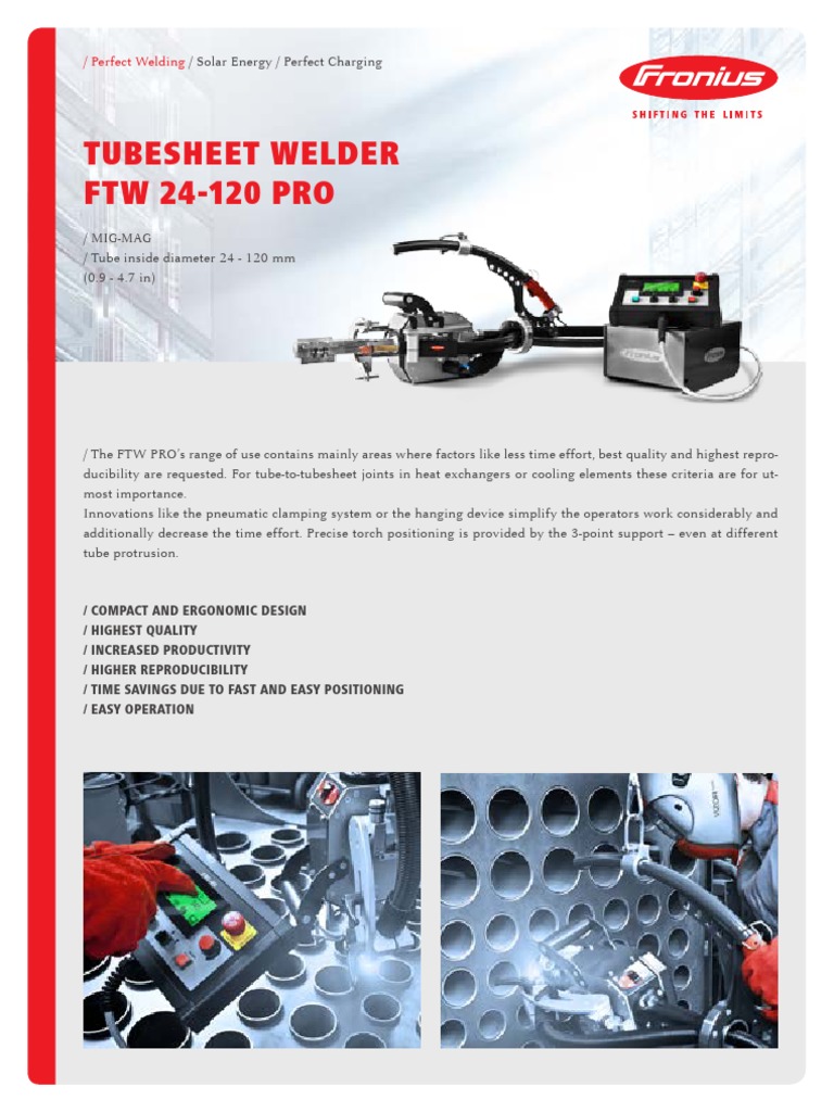 FTW 24-120 PRO Welding System Overview | PDF | Welding | Construction