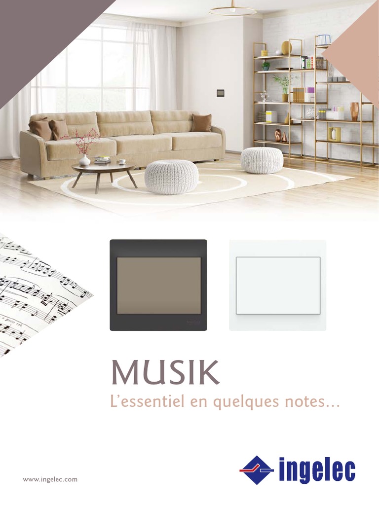 Catalogue Ingelec 2024: Série Musik | PDF | Interrupteur | Composants ...