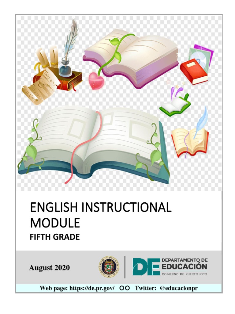 Instructional Module 5th Grade English Program | PDF