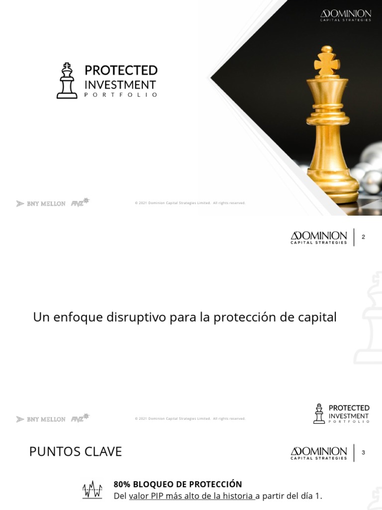 DCSL Protected Investment Portfolio (PIP) V1.10 - Esp | PDF | Asignación de activos | Portafolio ...