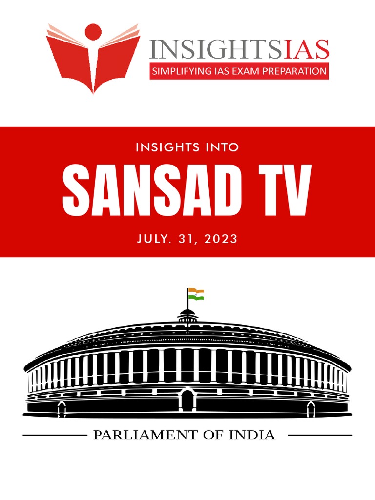 Sansad TV 31-7-23 | PDF