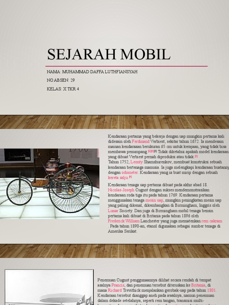 Sejarah Mobil | PDF
