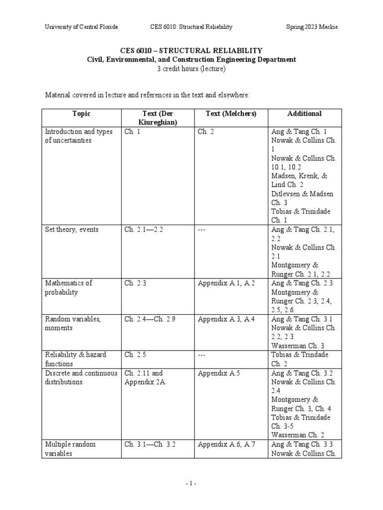 Text Chapters | PDF | Reliability Engineering | Probability Distribution