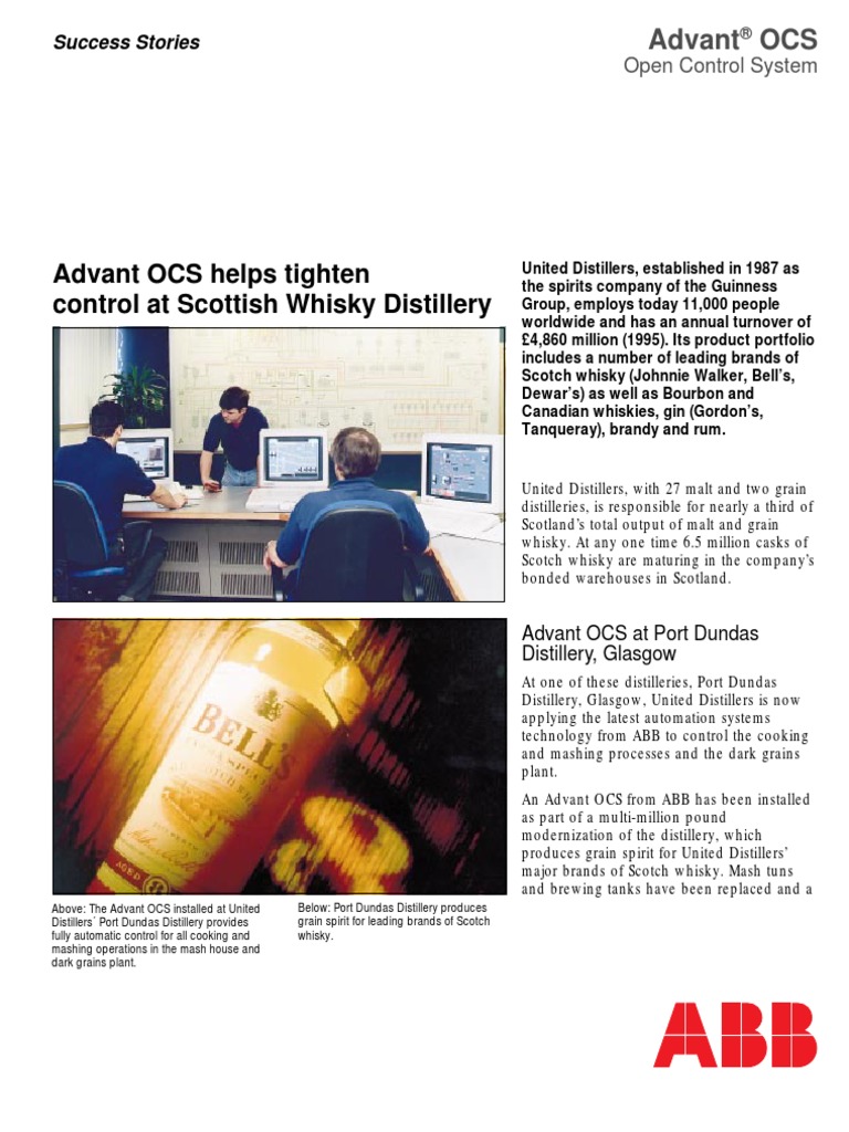 3BSE013580R0001 - en Advant OCS Helps Tighten Control at Scotch Whisky Distillery | PDF