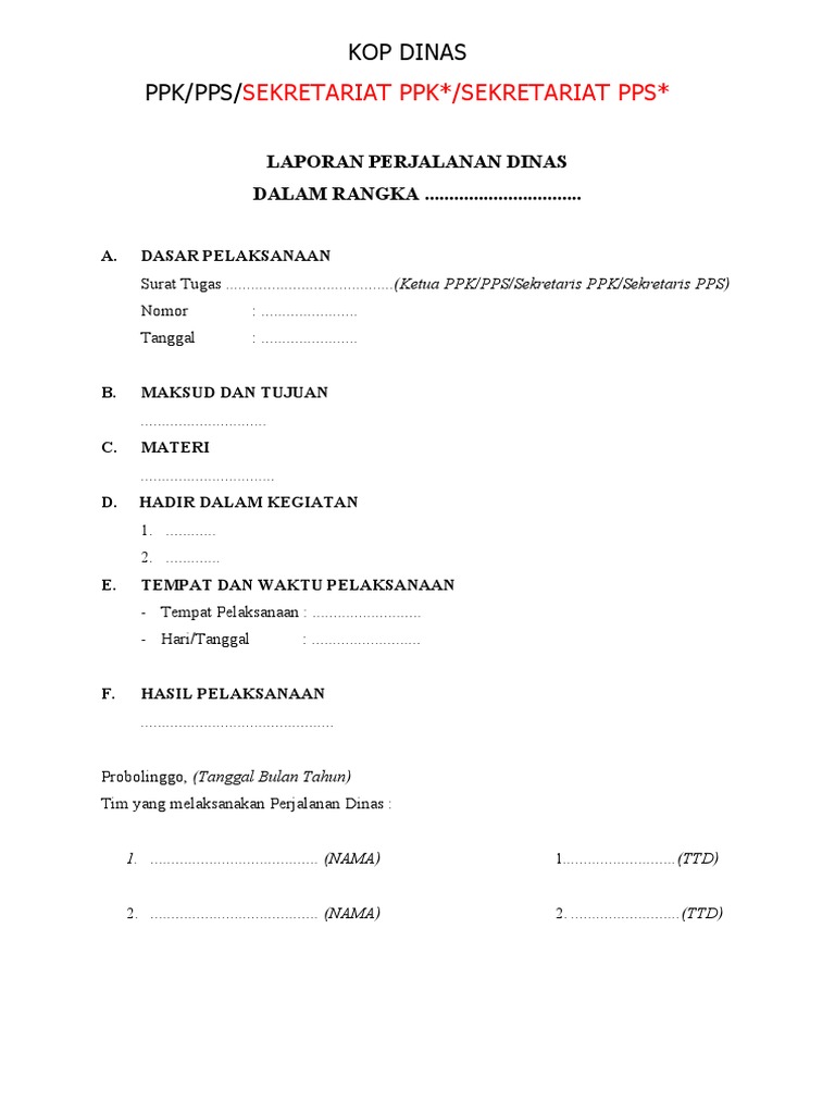 Format Lpd Ppk Pps | PDF