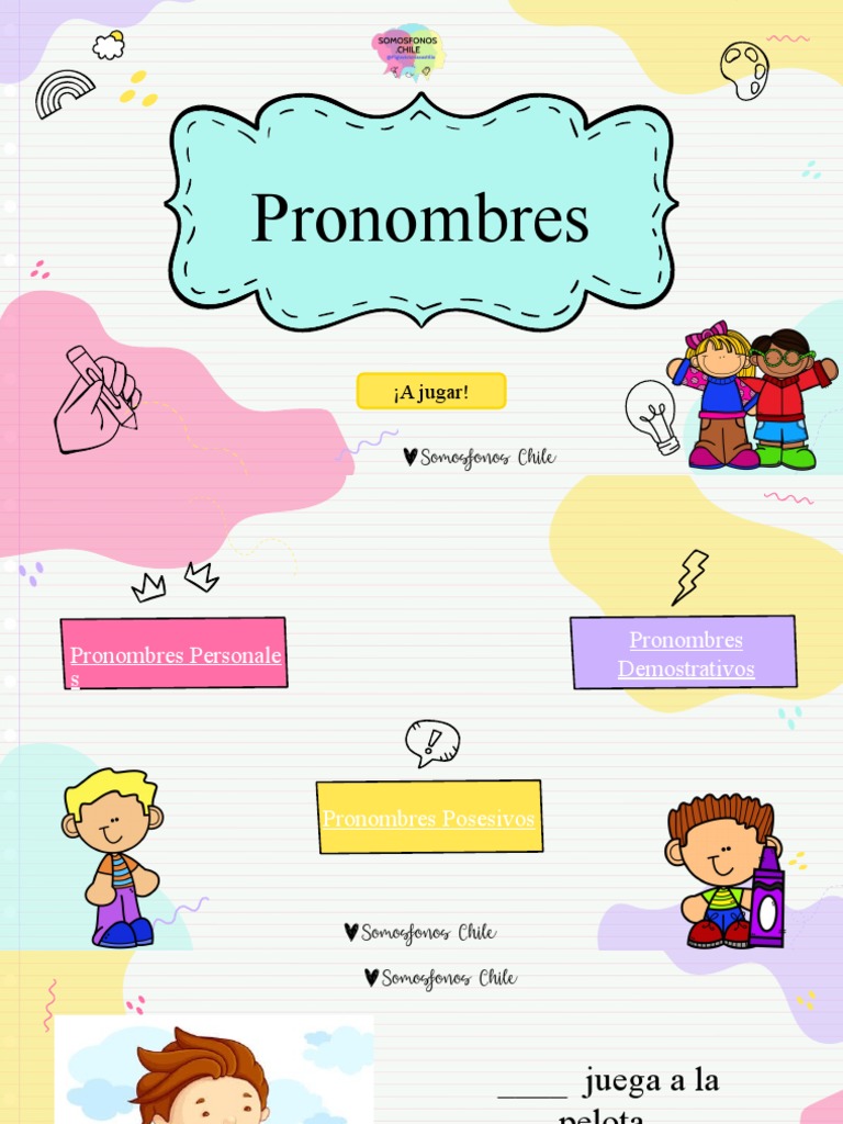 Pronombres | PDF | Hogar y jardín | Autosuperación