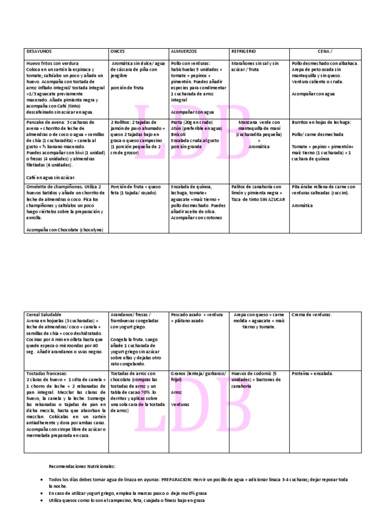 Recetas Saludables.. | PDF | ensalada | Vegetales