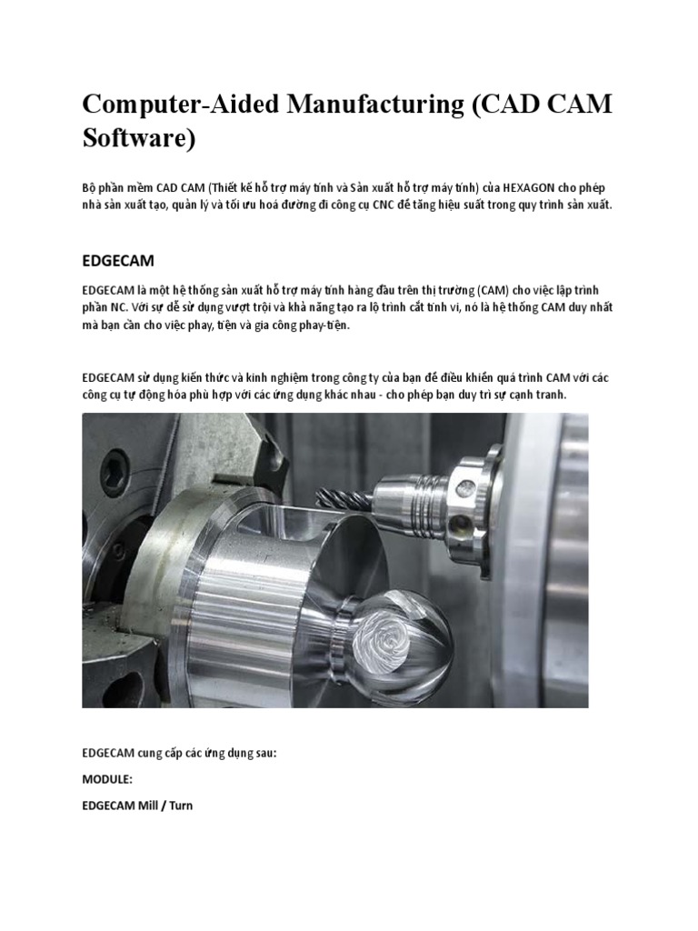 CAD CAM Software | PDF