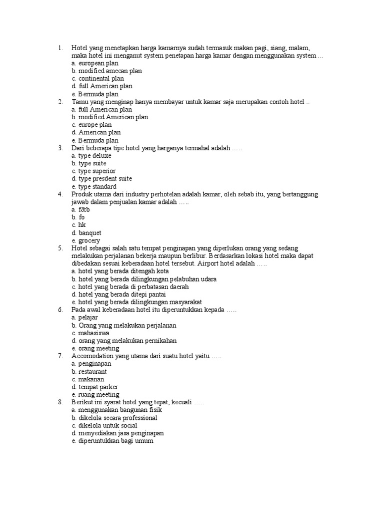 Soal Iph Uas 2 | PDF