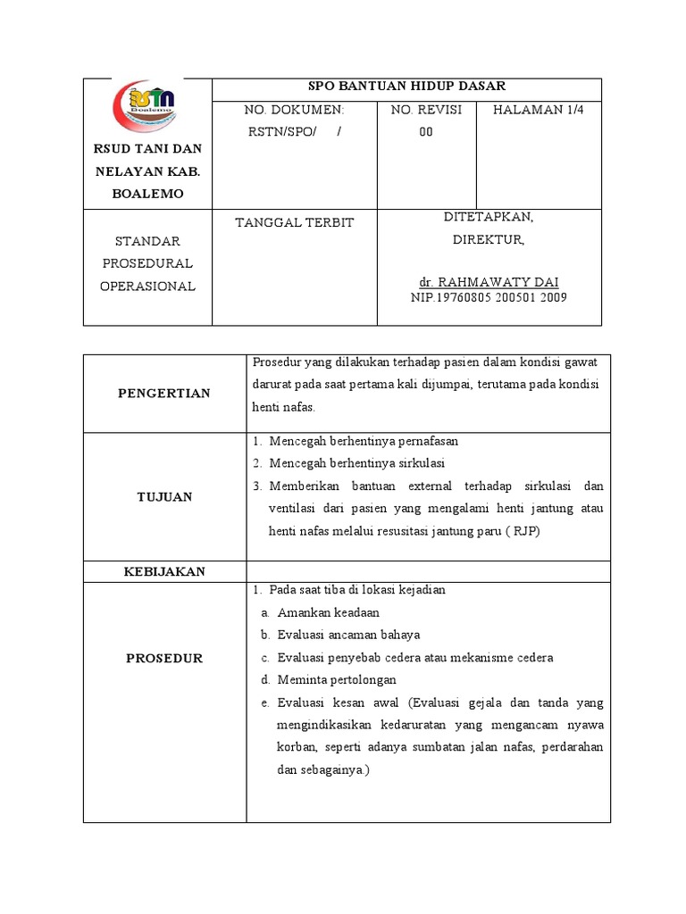 Prosedur RJP untuk Kedaruratan Medis | PDF