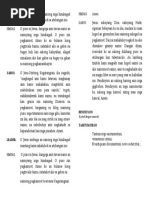 Panunuluyan Script | PDF