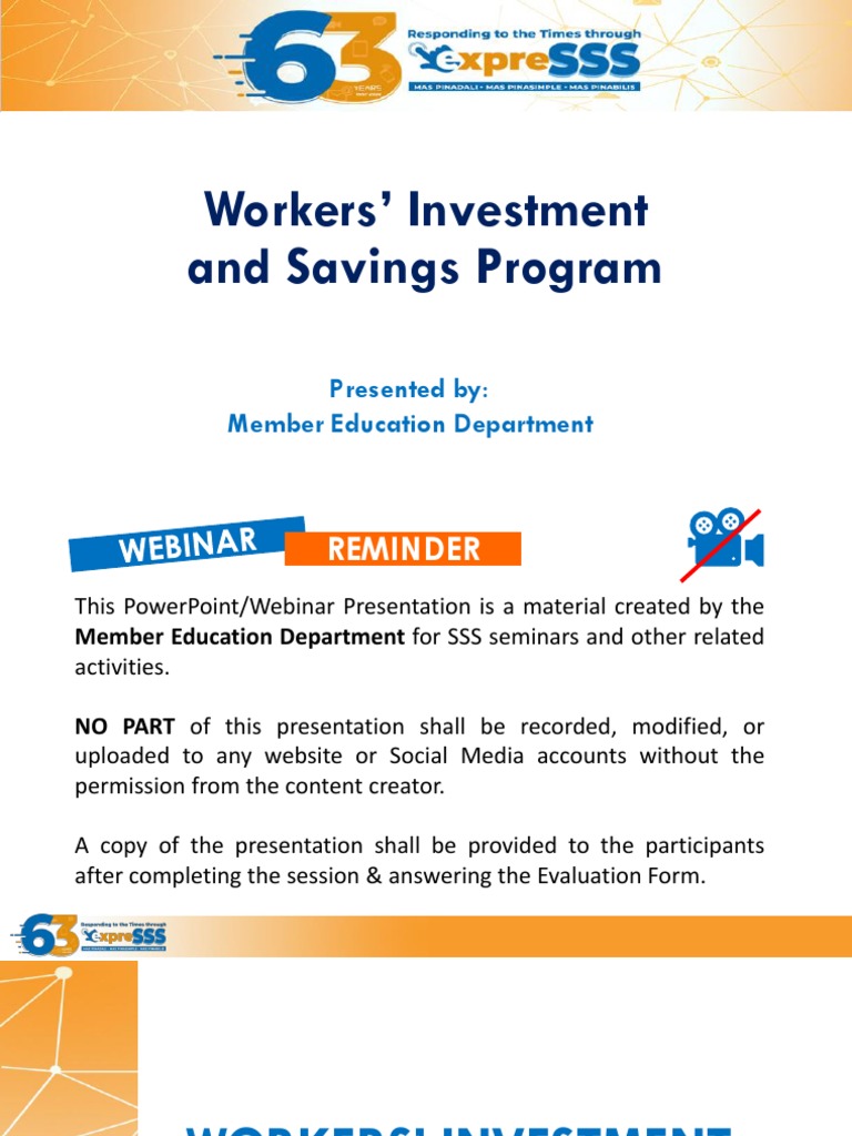 Workers Investment and Savings Program | PDF | Government Finances ...