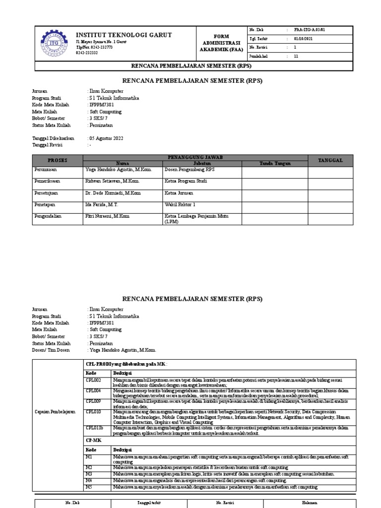 RPS - 7 - Soft Computing | PDF | Seni | Teknologi & Rekayasa