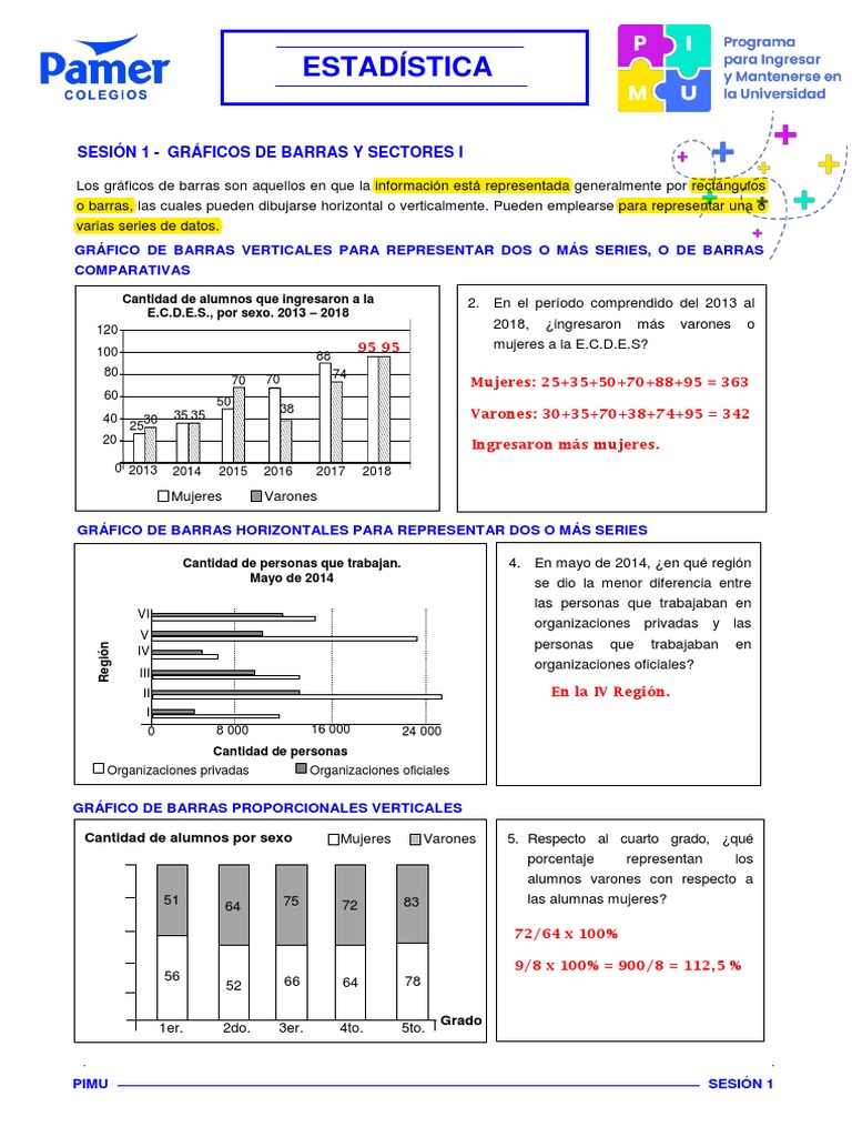 Sem1 Pimu Estadística | PDF