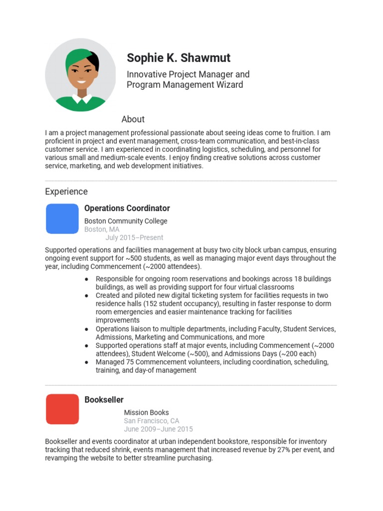 Exemplar - Professional Profile | PDF | Business