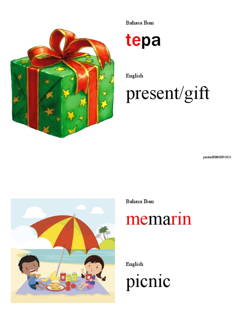 Iban Language Vocabulary List | PDF