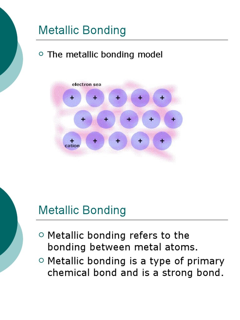 Metallic Bonding | PDF