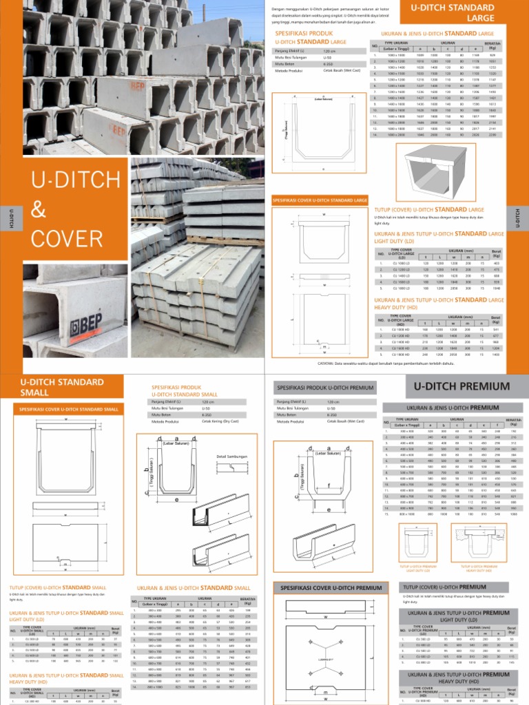U-Ditch & Cover | PDF