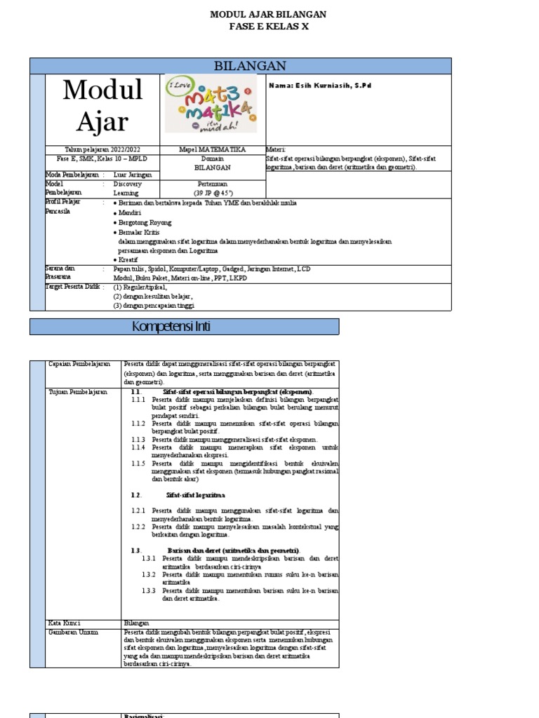 Modul Ajar SMK ISAS Leuwimunding | PDF