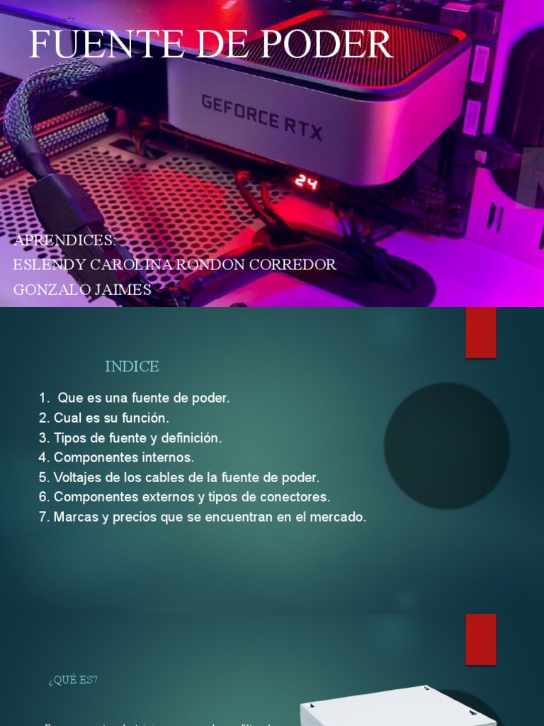 Guía de Fuentes de Poder para PC | PDF | Fuente de alimentación ...