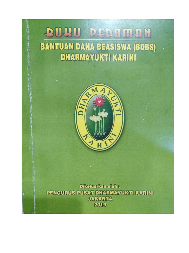 Buku Pedoman BDBS Edisi Baru | PDF