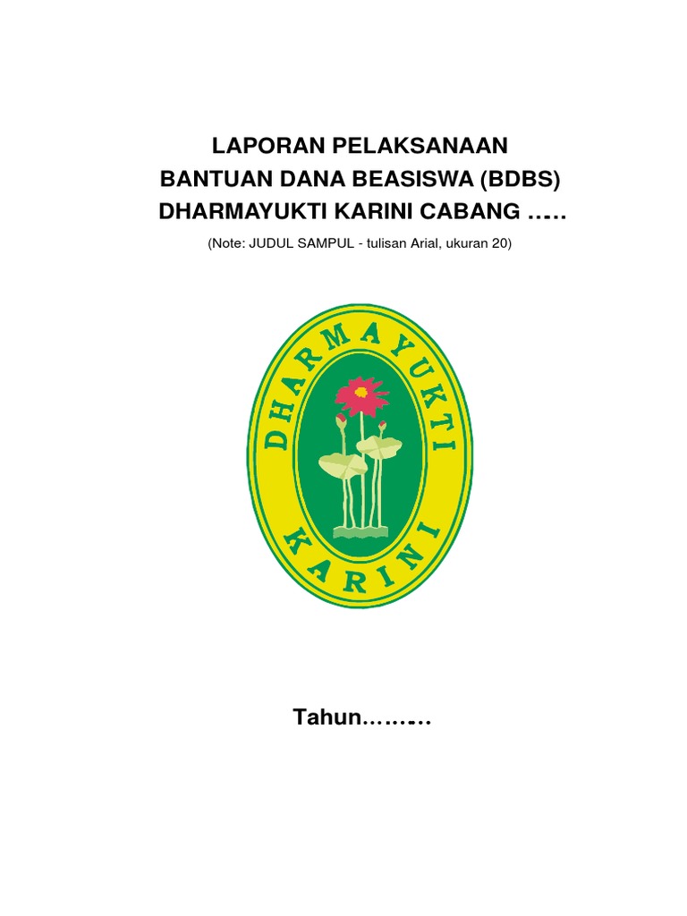 Biro Pendidikan Contoh Laporan BDBS Cabang | PDF