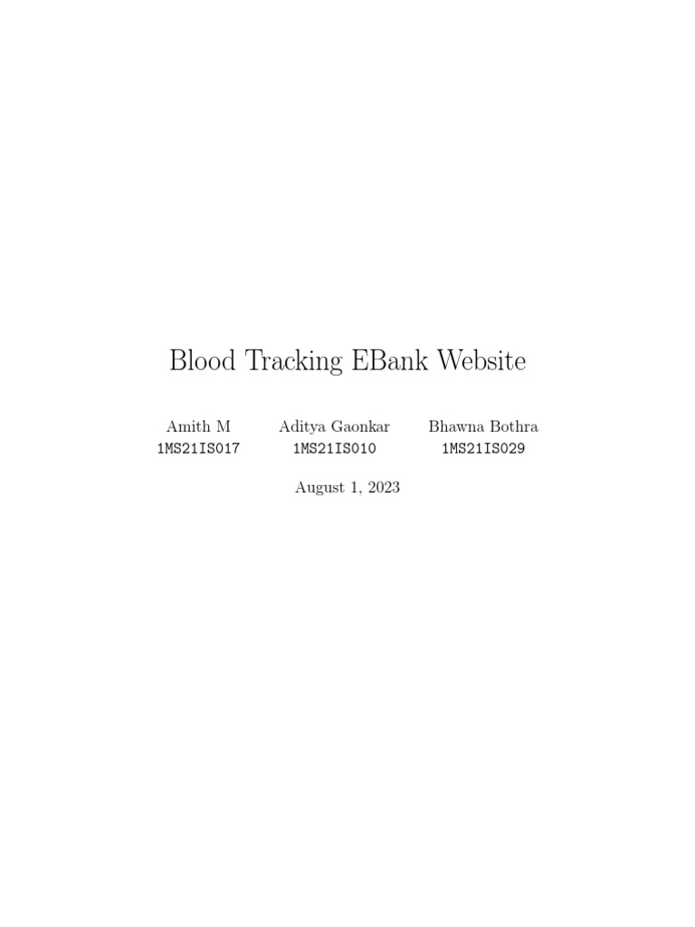 DBM S Blood Track Report | PDF | Http Cookie | World Wide Web
