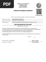 Dti Permit Sample | PDF