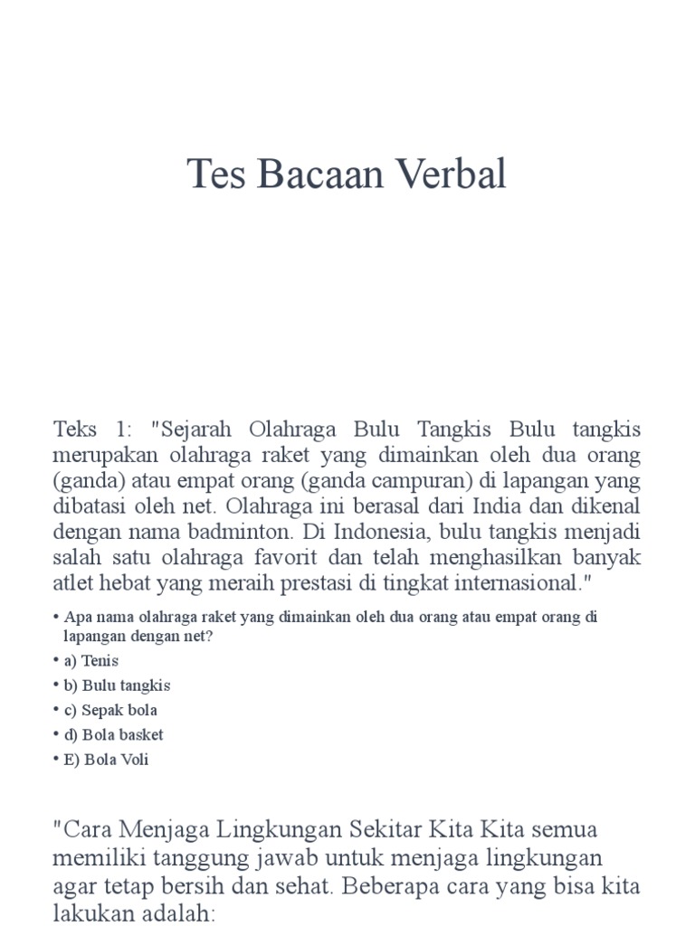 Tes Diagnostik | PDF