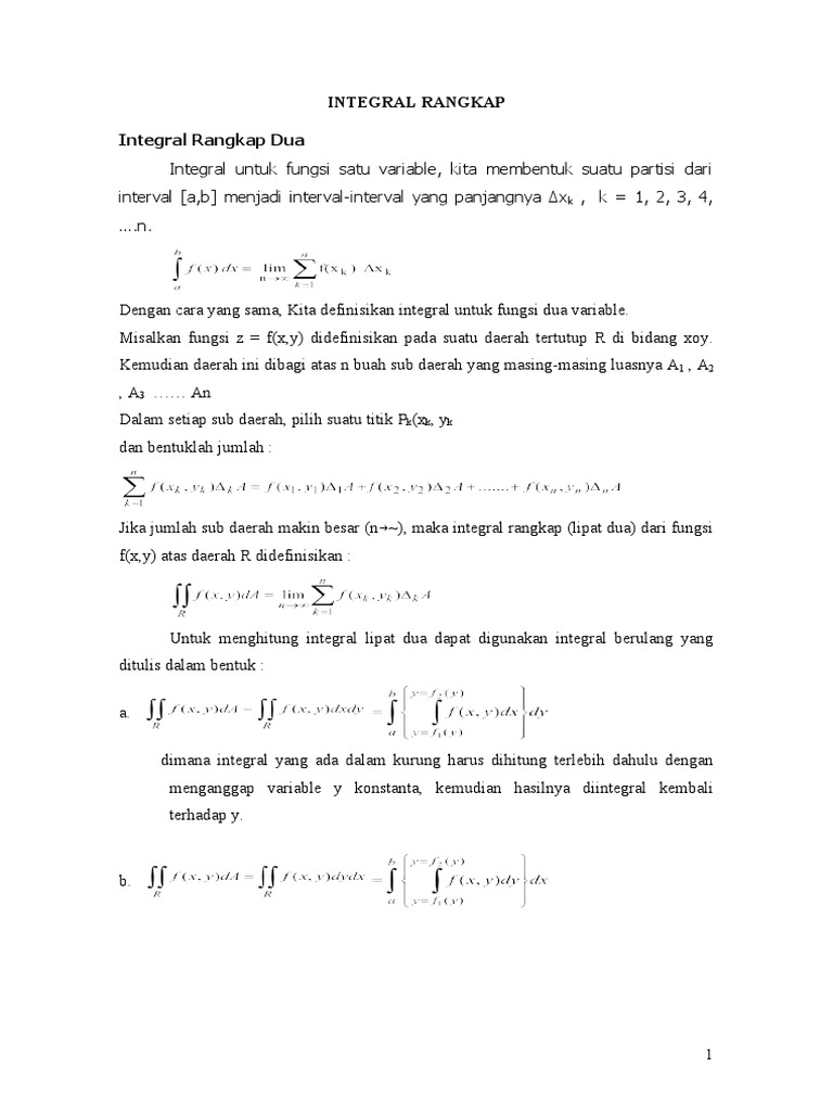 Integral Ganda Dua | PDF
