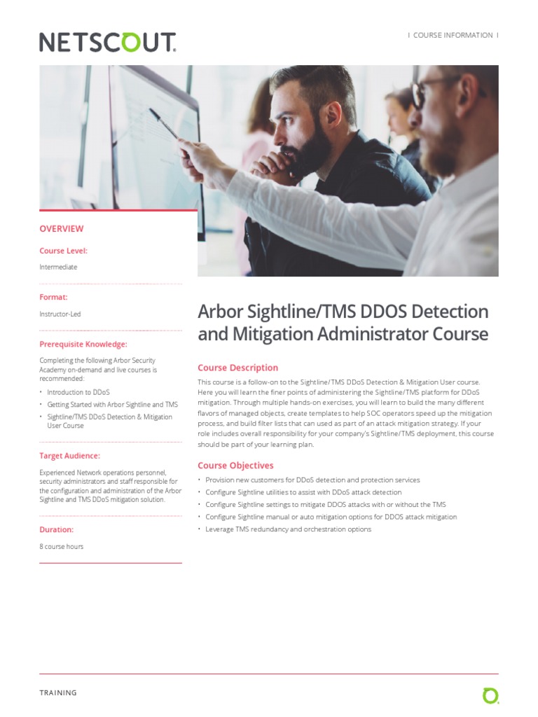 Arbor TMS DDoS Admin Course Overview | PDF | Computers