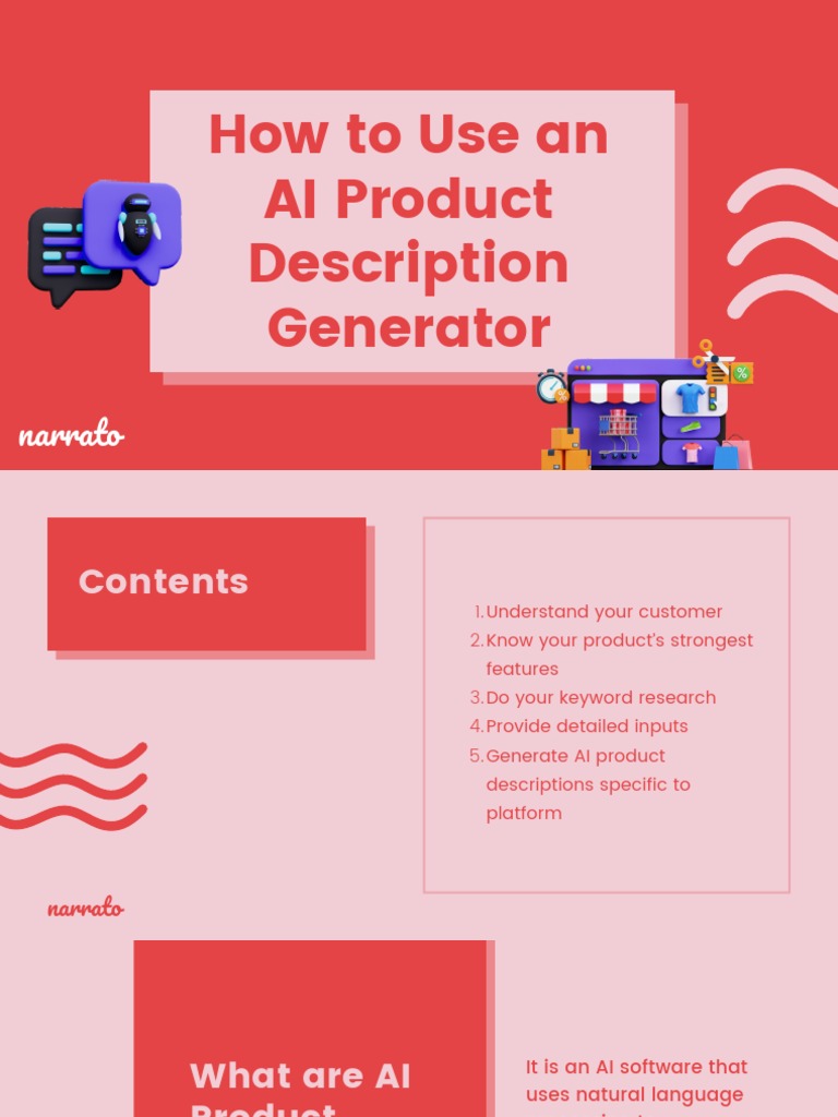 Using An AI Product Description Generator For Your ECommerce Website | PDF