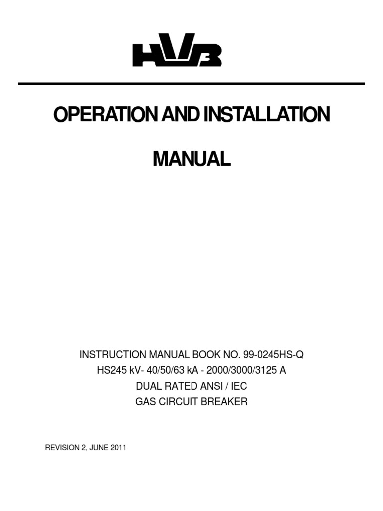 Interruptor de Tanque Muerto Hitachi HVB | PDF | Technology & Engineering