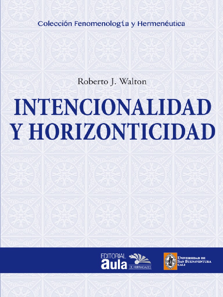 Walton, R. - Intencionalidad y Horizonticidad - Est | PDF