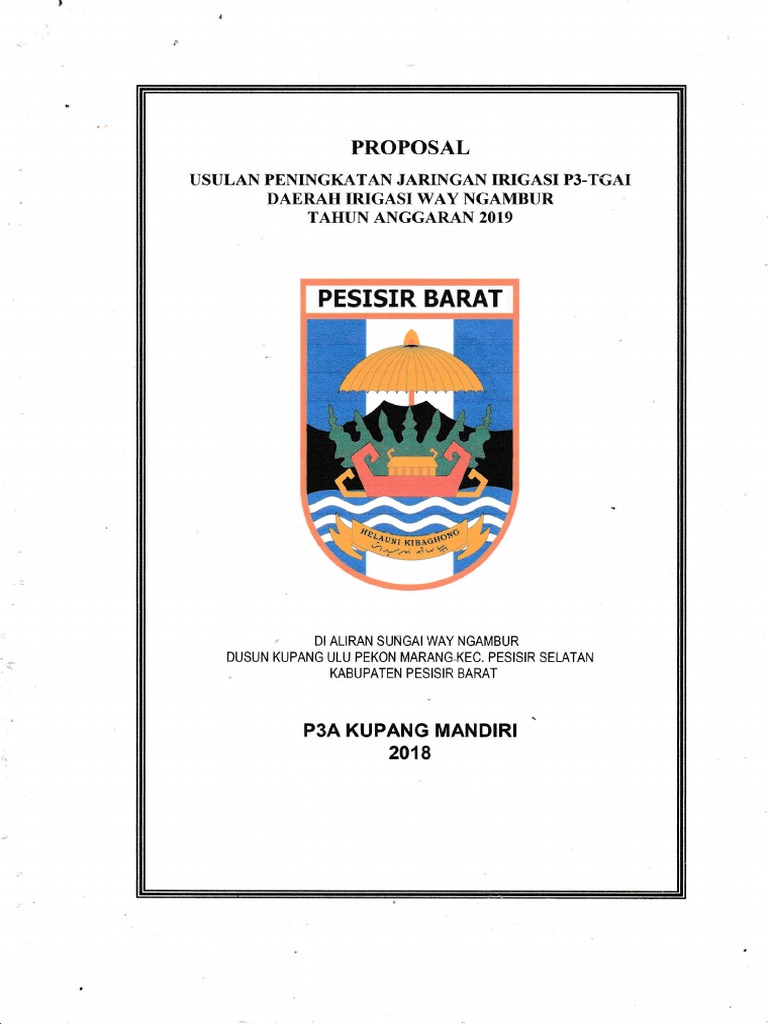 Proposal P3a Kupang Mandiri | PDF