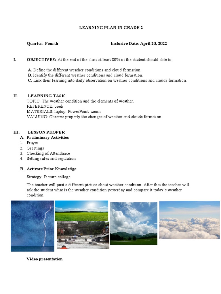 Lesson Pla in Grade 2 Science Complete | PDF