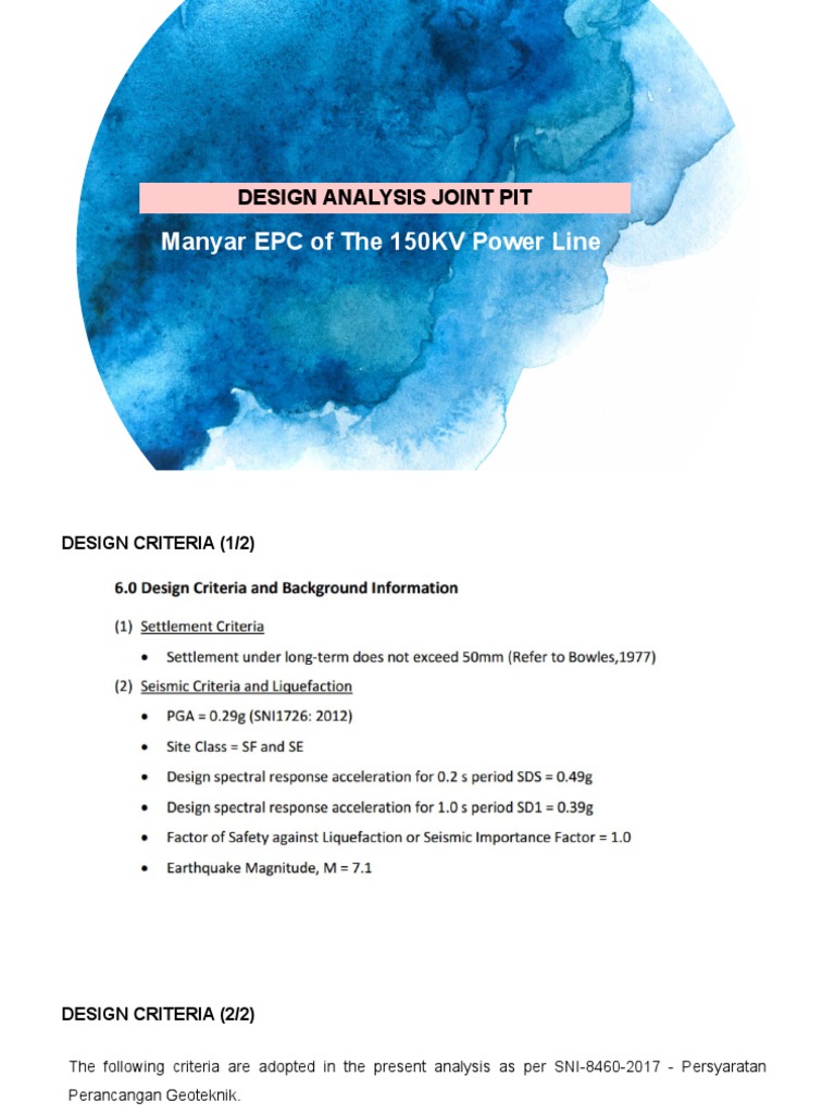 Foundation Design Joint Pit - R0 | PDF | Nonwoven Fabric | Solid Mechanics