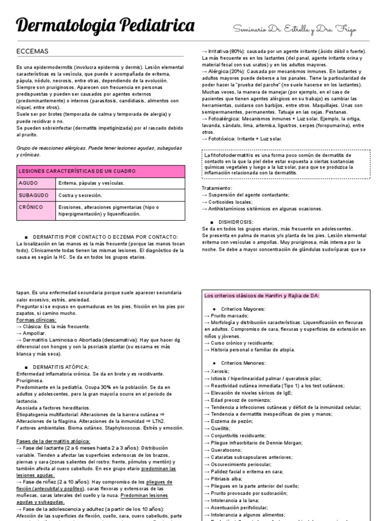 Dermatologia Pediatrica | PDF | Epidemiología | Enfermedades y trastornos