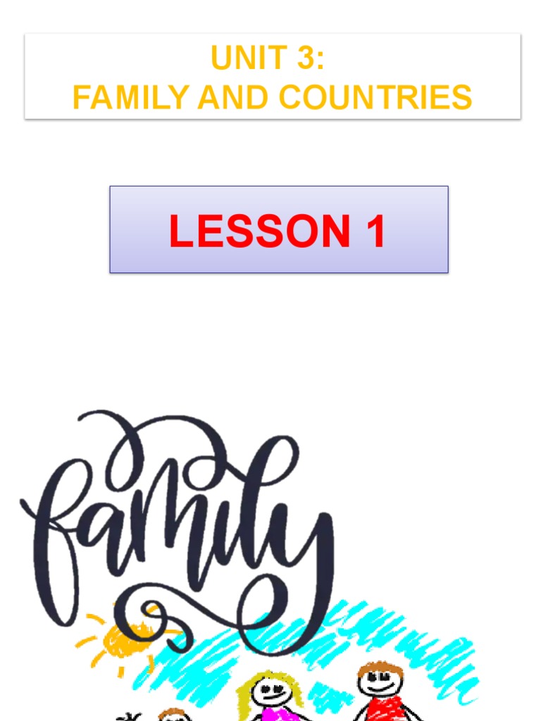 Unit 3 - Leson 1 Edit | PDF