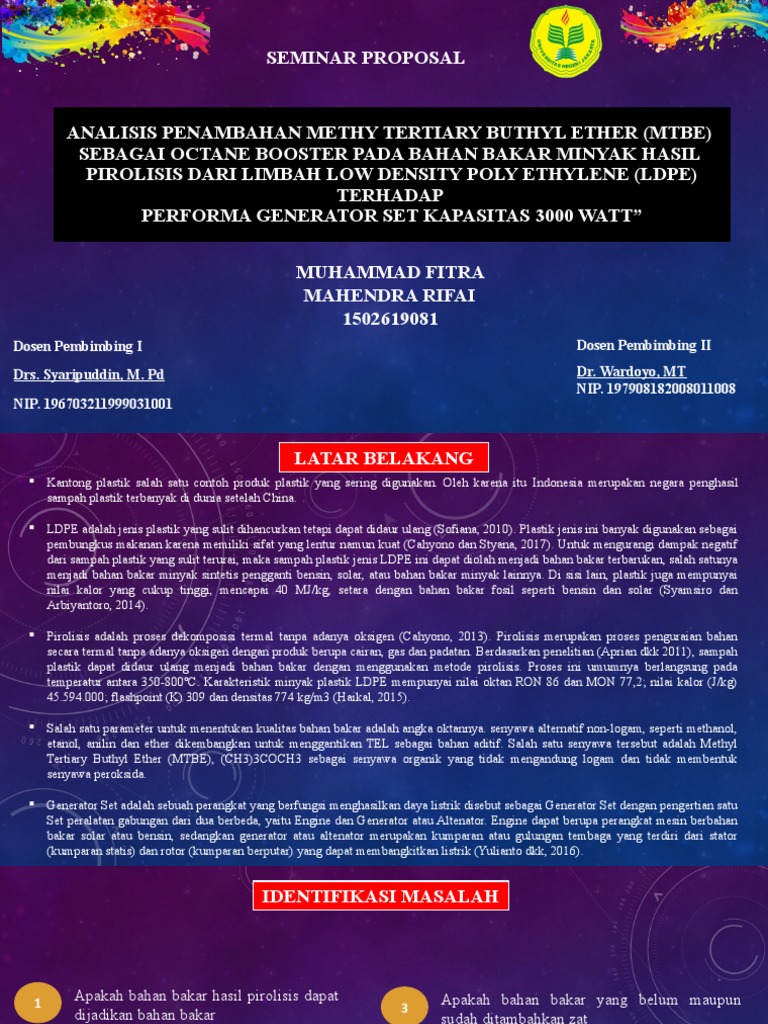 PPT Sempro_Muhammad Fitra Mahendra Rifai_1502619081 | PDF