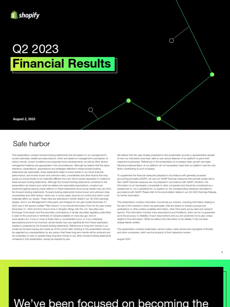 Shopify 2Q23 Presentation | PDF