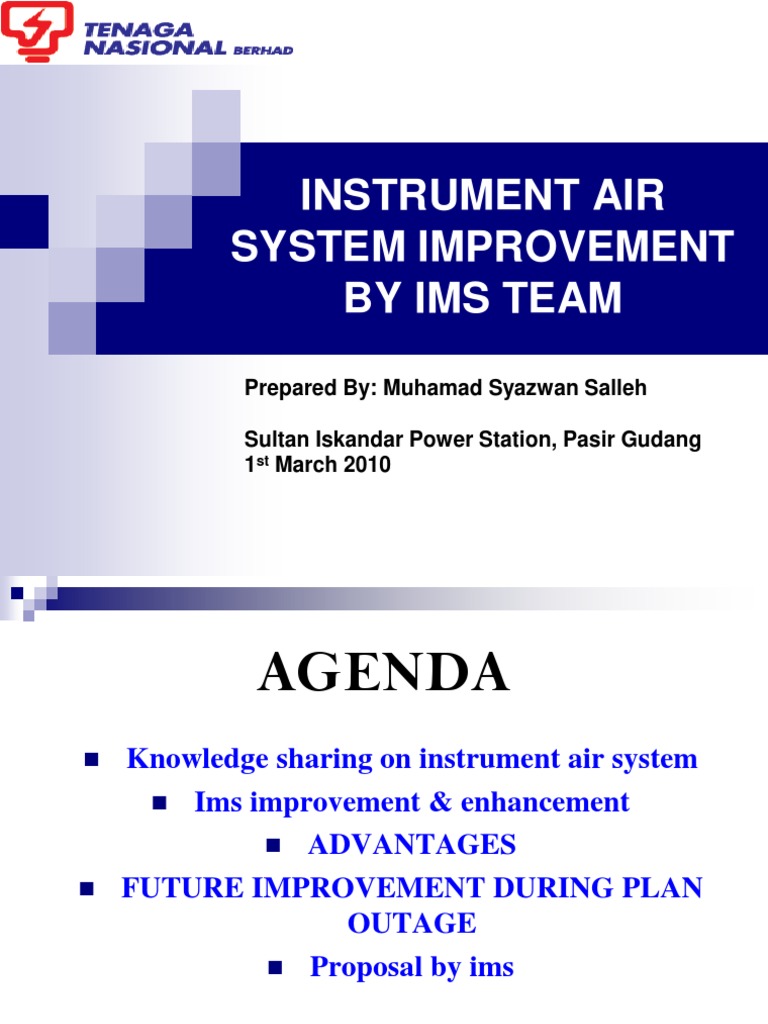 Instrument Air System Enhancement | PDF