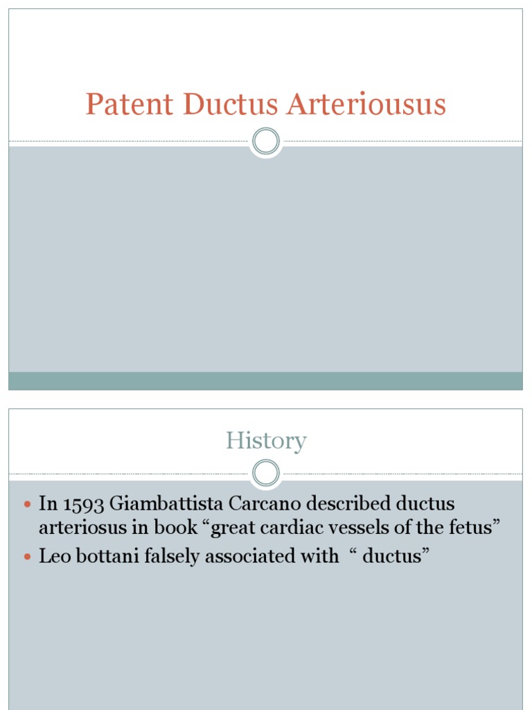Patent Ductus 2 | PDF | Aorta | Heart
