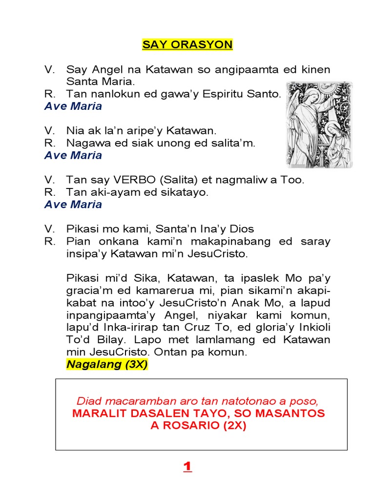 SAY-SANTISIMO-ROSARIO | PDF