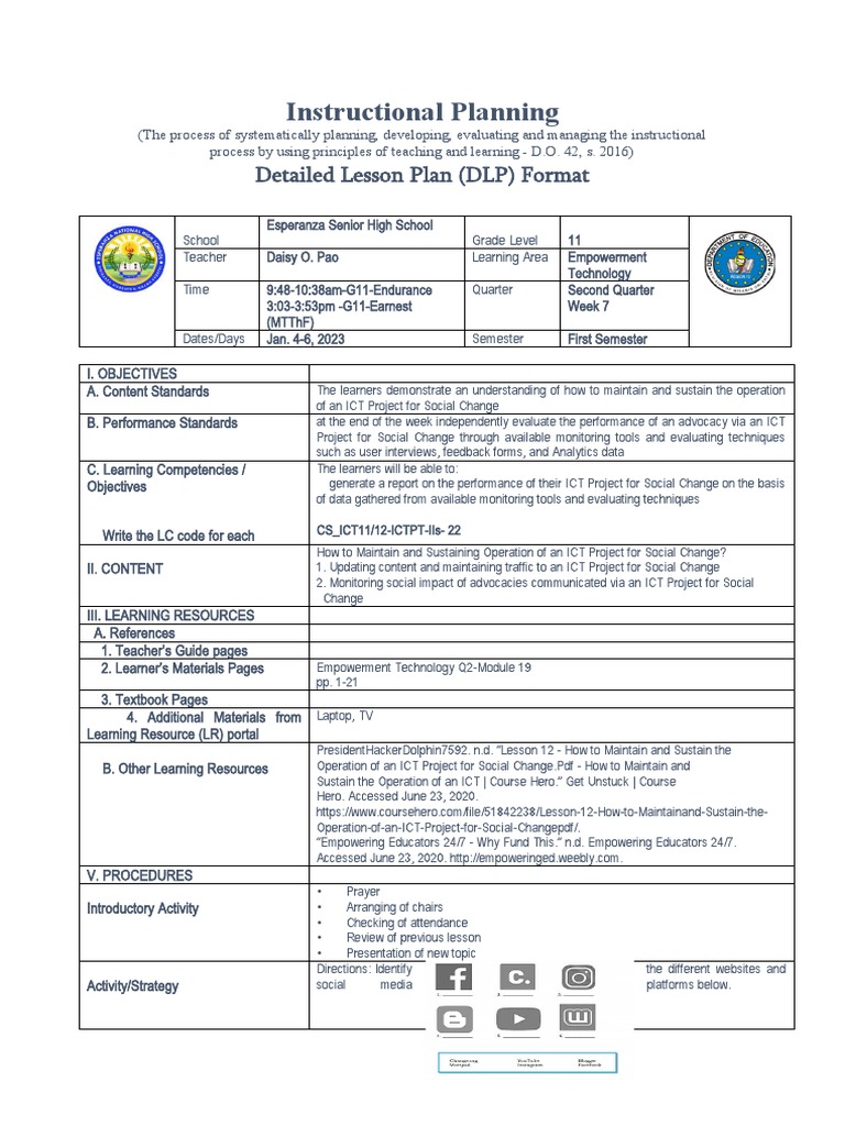 DLP-Empowerment Tech Q2 - W7 | PDF
